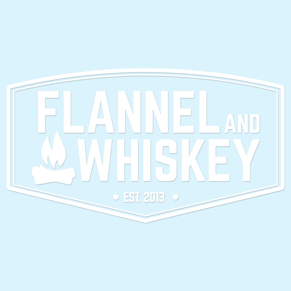 FW Shield Decal • Flannel And Whiskey • Outdoors Sticker • Make Time